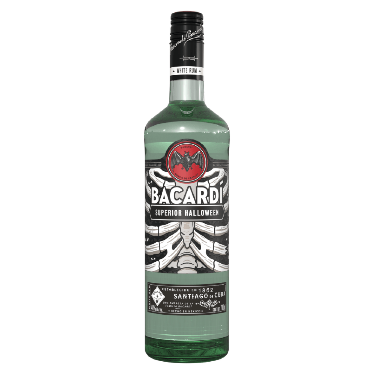 Pack de 12 Ron Bacardi Blanco Edición Halloween 2025 700 ml — Mutio Store