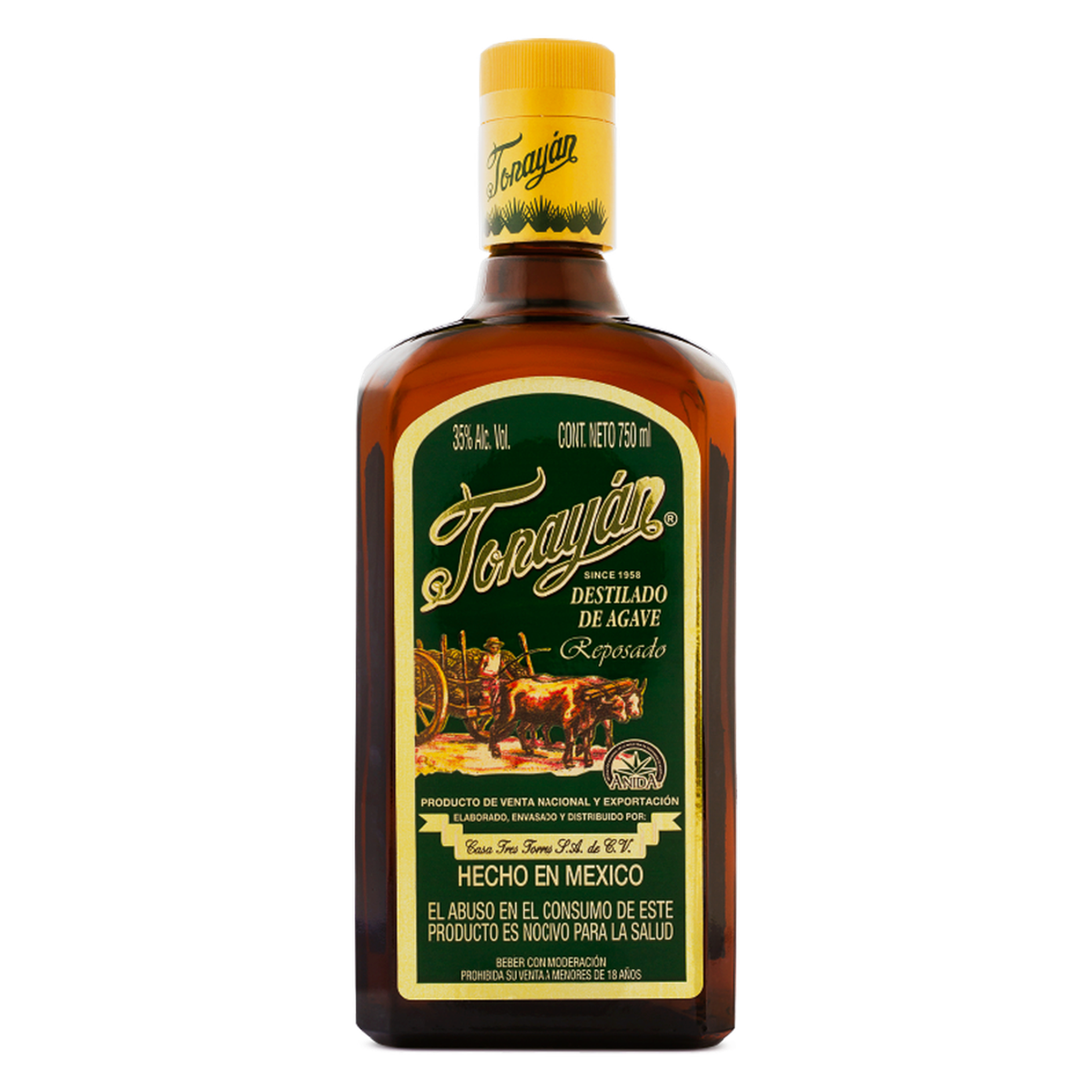 Pack de 6 Licor De Caña Tonayan Exportacion 750 ml — Mutio Store