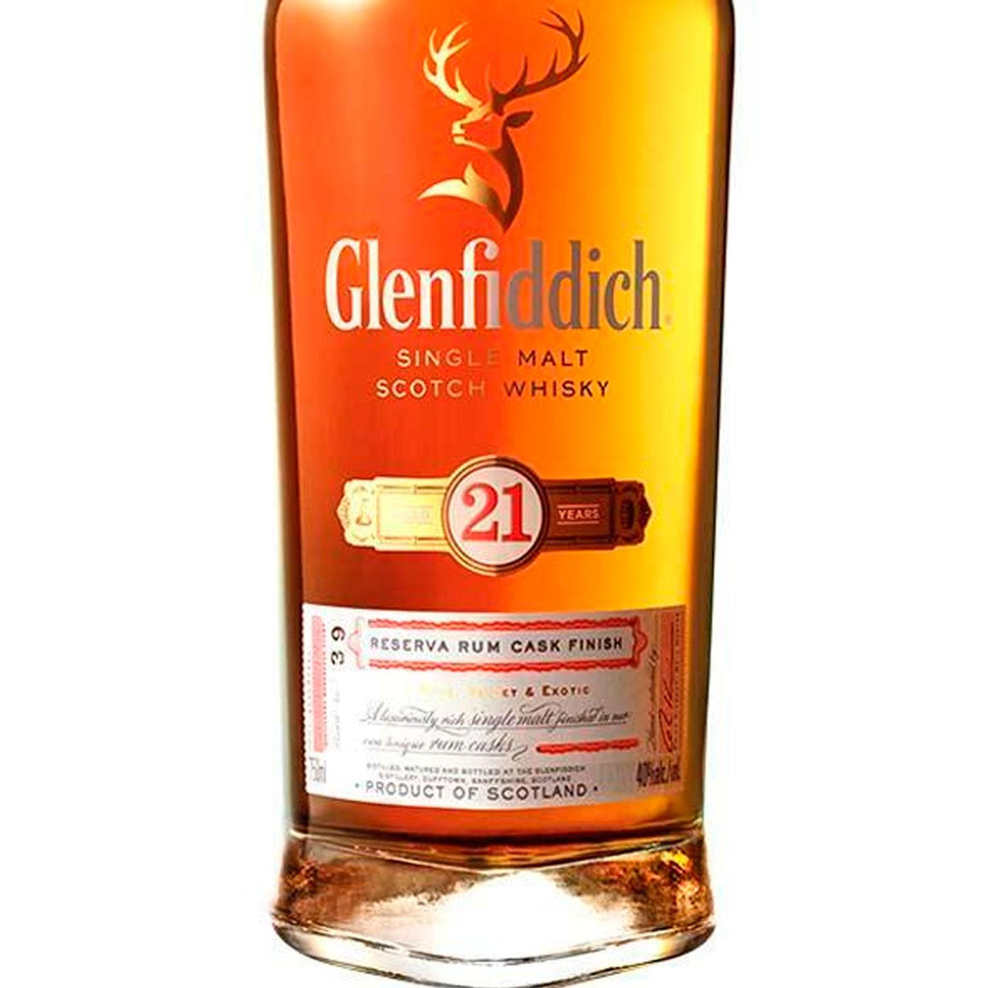 Caja de 3 Whisky Glenfiddich Single Malt 21 Años 750 ml — Mutio Store