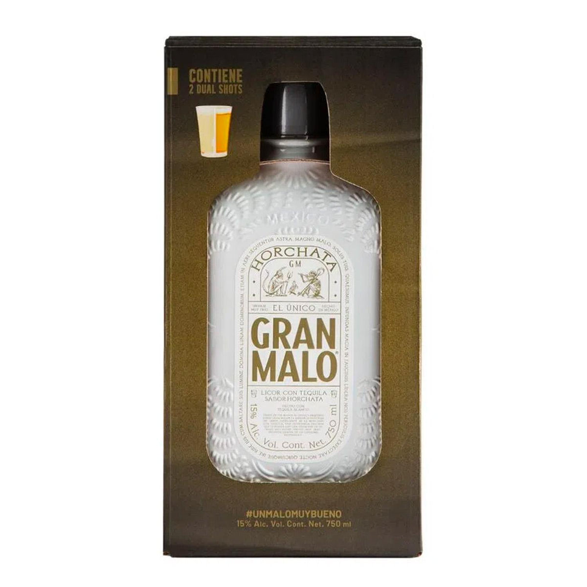 Pack de 2 Licor con Tequila Gran Malo Horchata 750 ml — Mutio Store