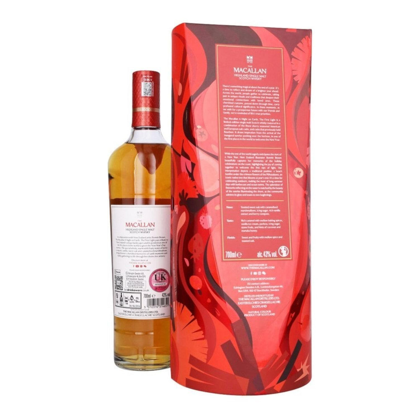 Paquete de 3 Whisky The Macallan A Night on Earth The First Light 700 ...