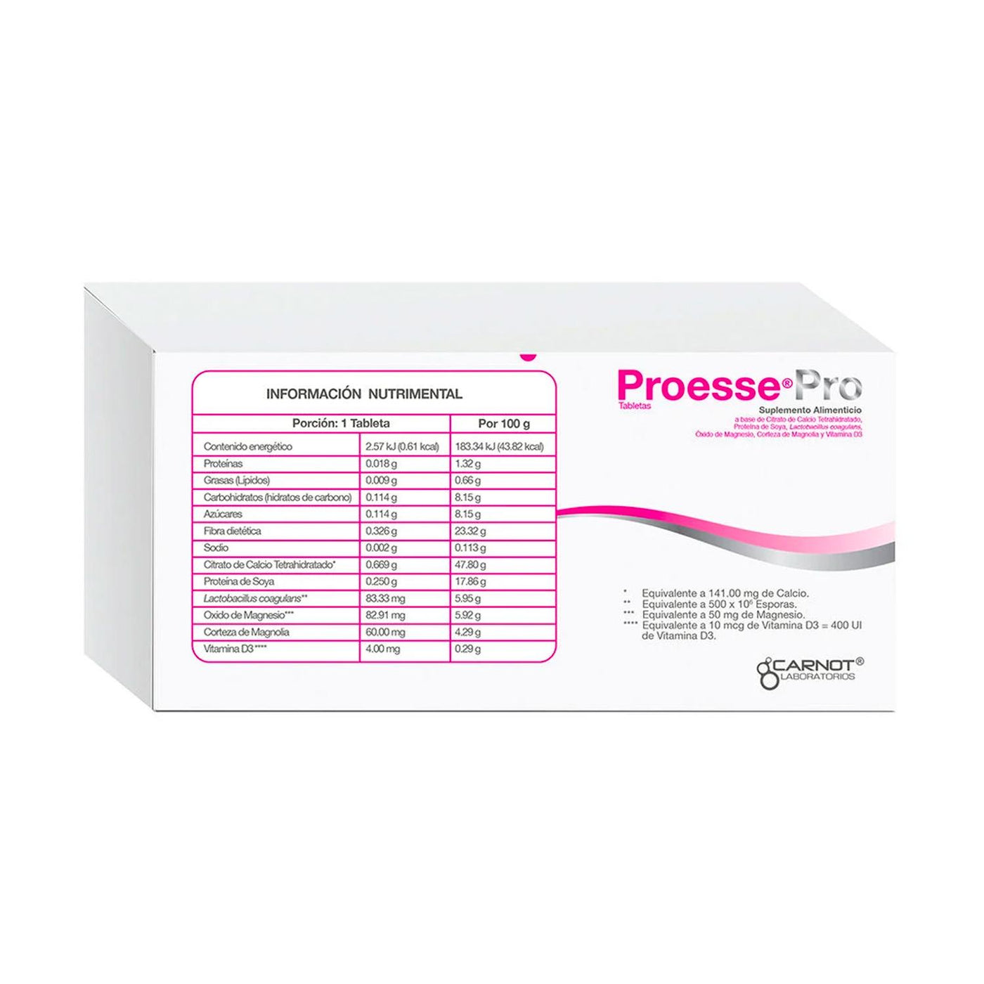 Suplemento Alimenticio Proesse Pro 30 Tabletas — Mutio Store