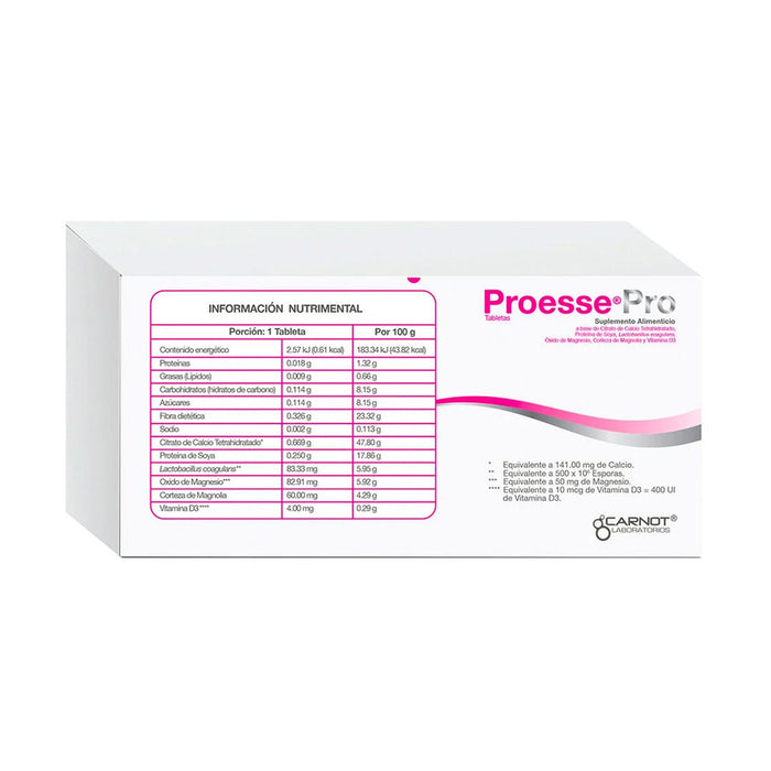Suplemento Alimenticio Proesse Pro 30 Tabletas — Mutio Store