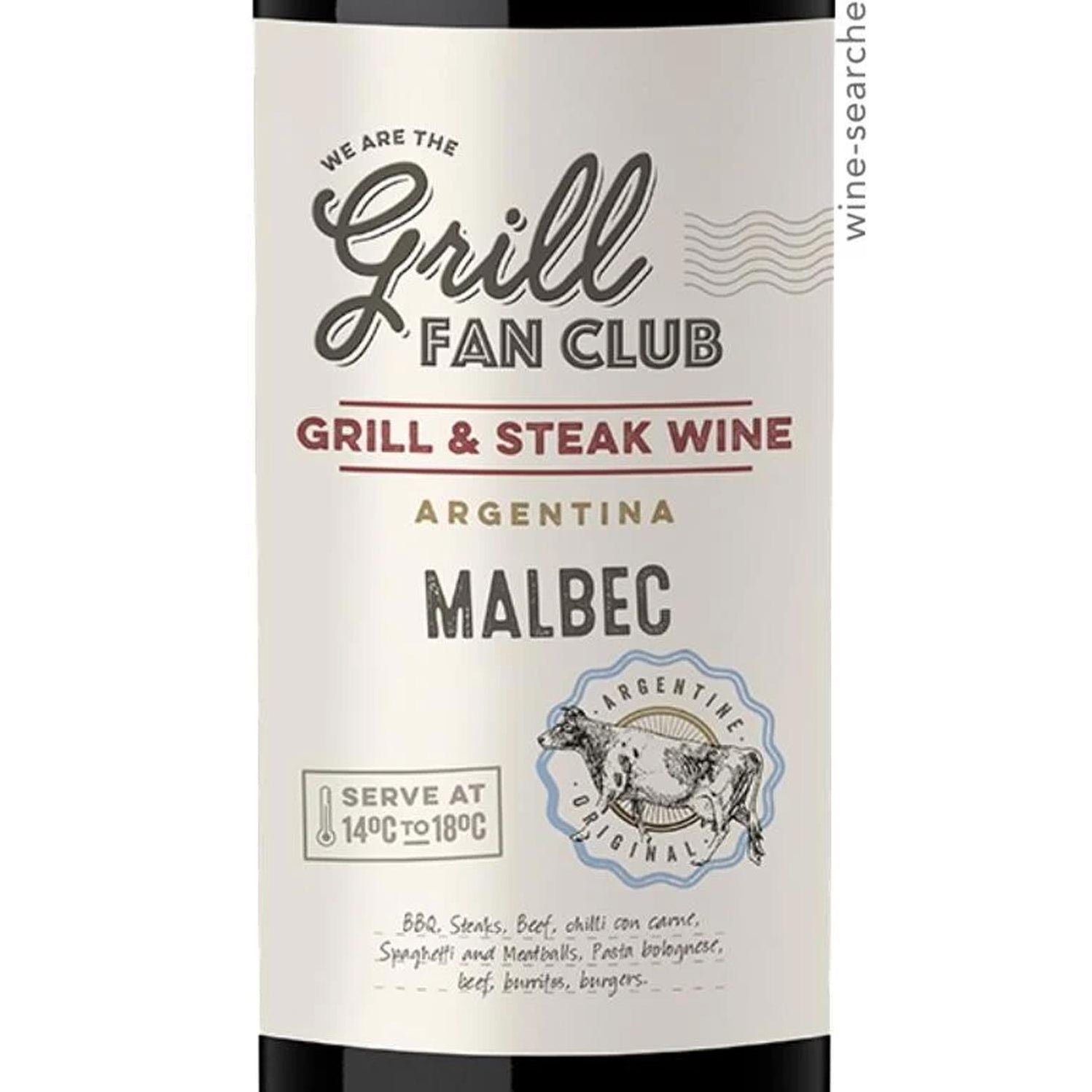 Vino Tinto The Grill Master Fan Club Malbec 750 ml — Mutio Store