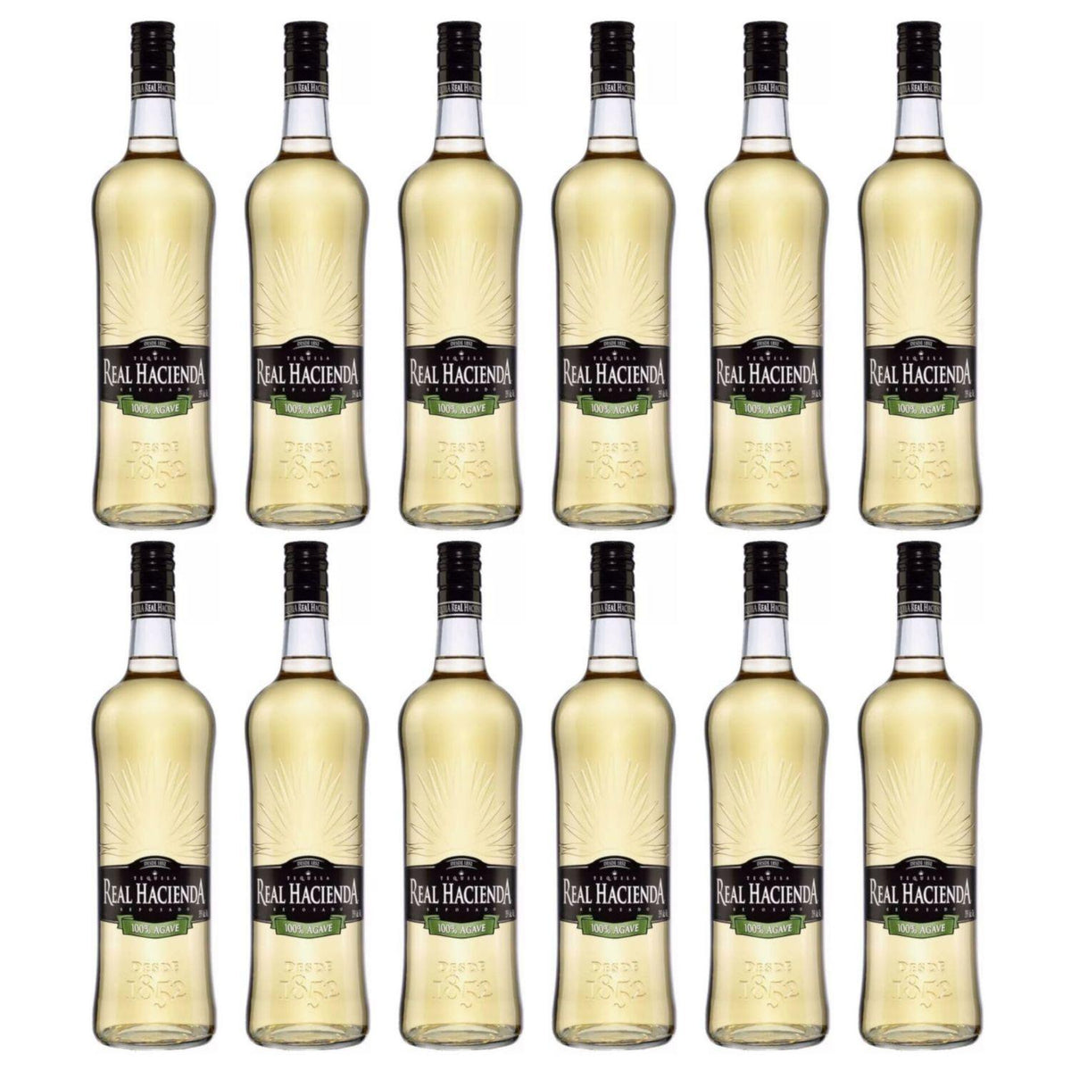 Pack de 12 Tequila Real Hacienda Reposado 700 ml — Mutio Store