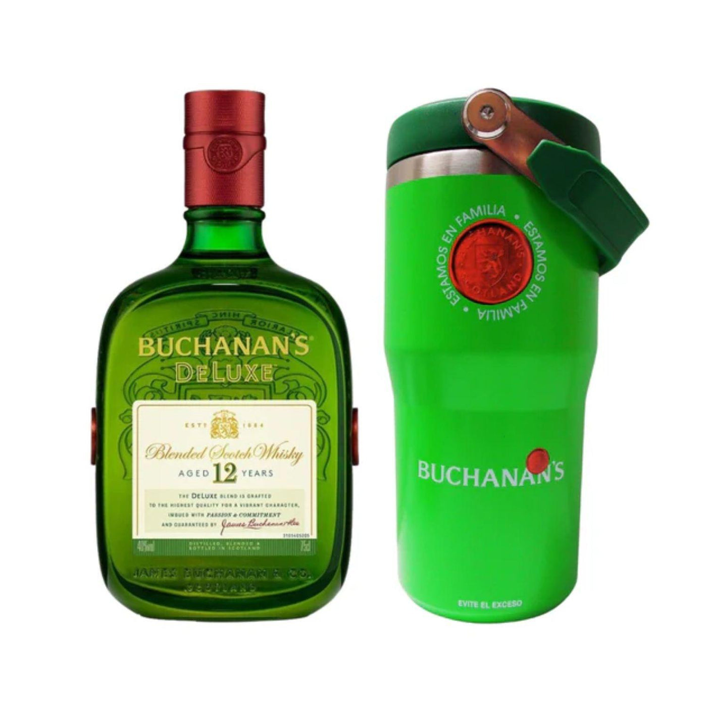 Whisky Buchanans Deluxe 12 Años 750 ml+Tumbler — Mutio Store